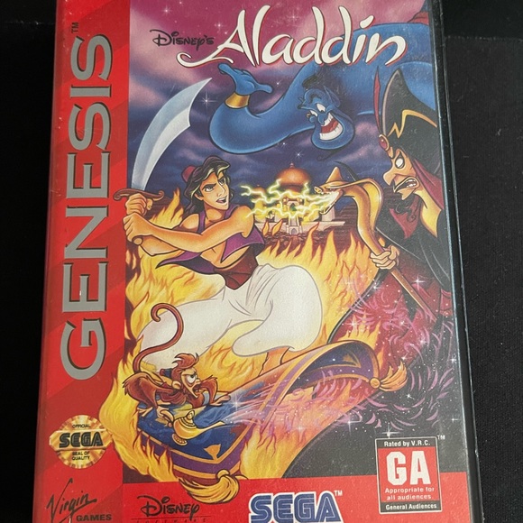 sega | Video Games & Consoles | Disneys Aladdin Sega Genesis Original ...